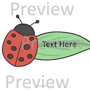 Editable Ladybug Name Tags: Printable Classroom Decor (digital Download ...