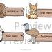 Australian Animal Name Tags: Printable Classroom Decor (digital Product ...
