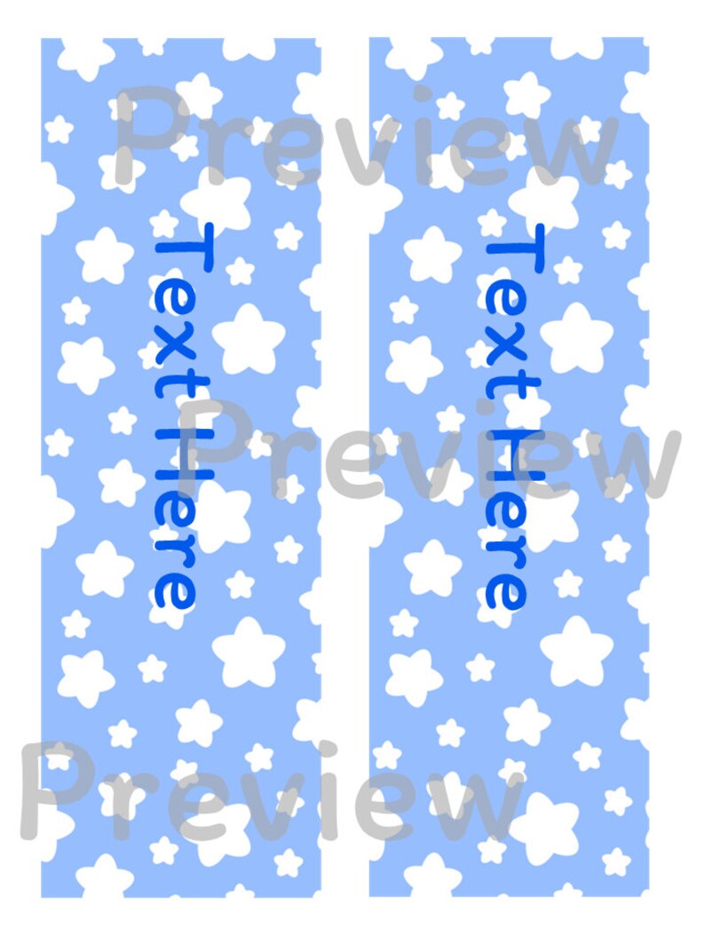 Editable Pastel Star Binder and Spine Covers - Etsy Australia