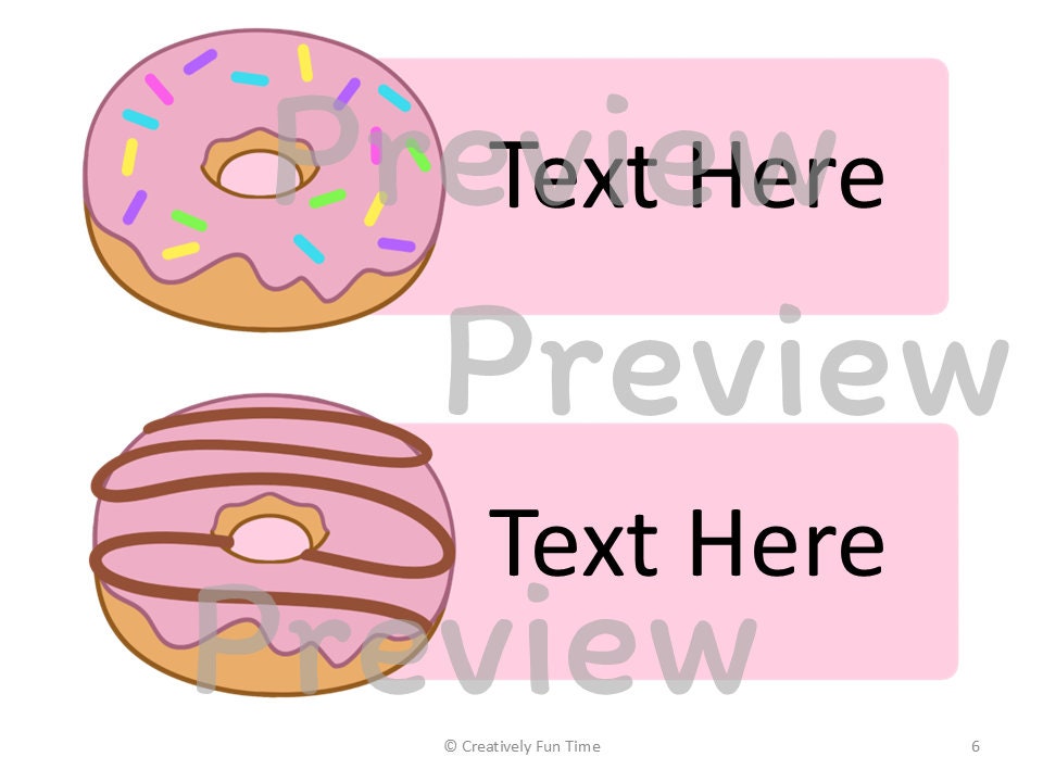 Editable Doughnut Name Tags: Printable Classroom Decor (PDF ...
