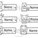 Editable Woodland Animal Name Tags: Printable Classroom Decor (digital ...