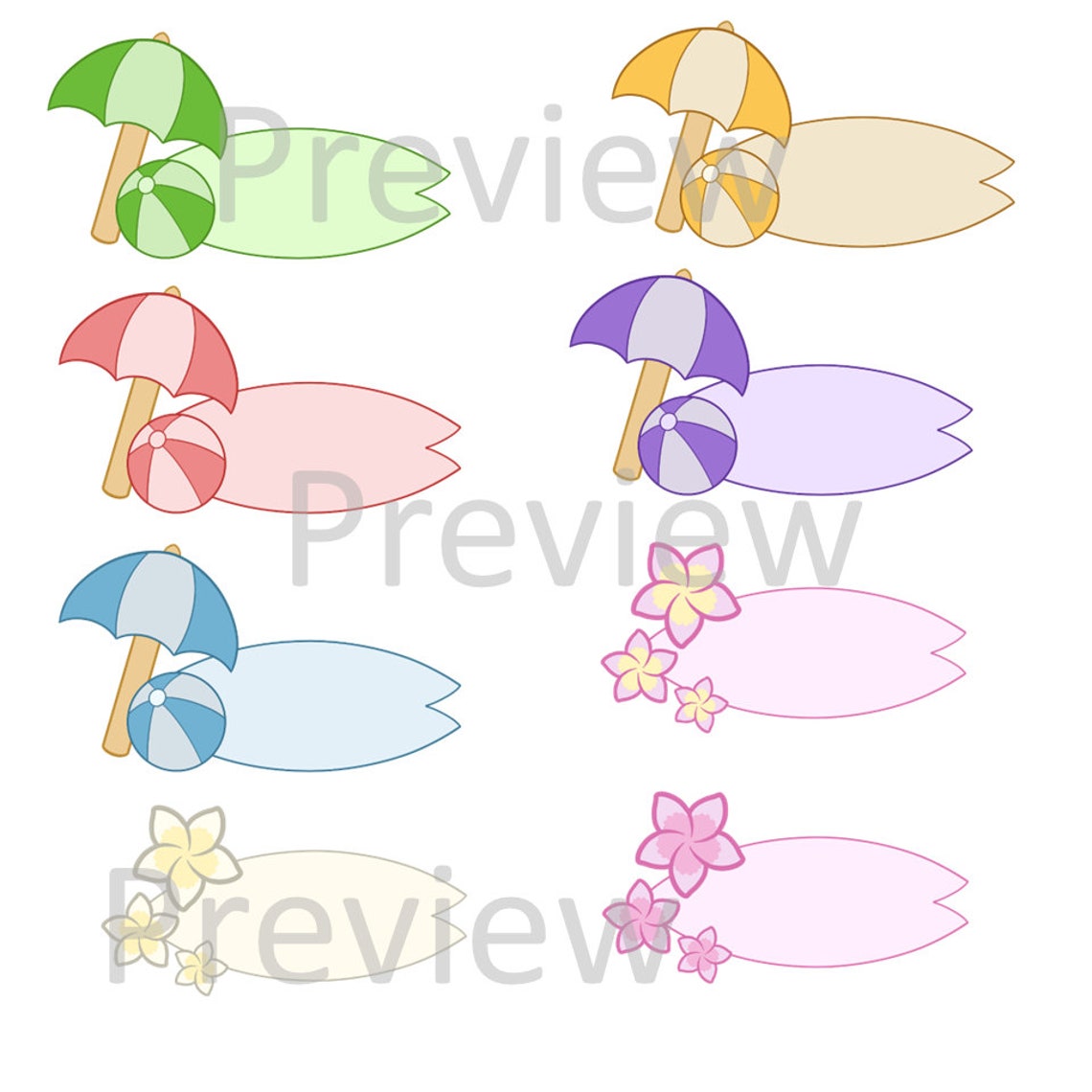 Editable Summer Name Tags: Printable Tropical Classroom Decor - Etsy