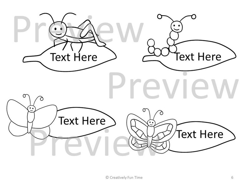 Editable Insect Name Tags: Printable Classroom Decor (digital Download ...