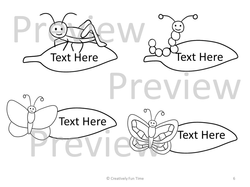 Editable Insect Name Tags: Printable Classroom Decor (digital Download ...