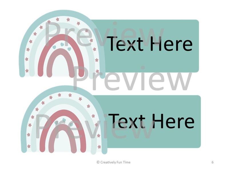 Editable Boho Rainbow Name Tags: Printable Classroom Decor (digital ...