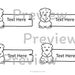 Editable Guinea Pig Name Tags: Printable Classroom Decor (digital ...