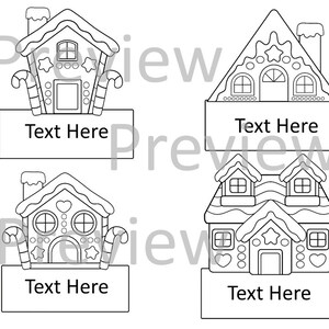 Editable Gingerbread House Name Tags: Printable Classroom Decor (PDF ...