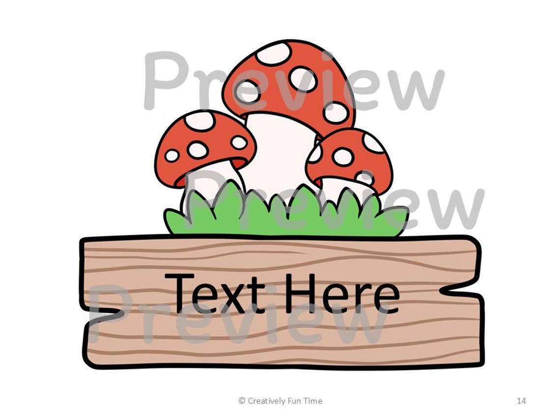 Editable Mushroom Name Tags: Printable Classroom Decor (PDF ...