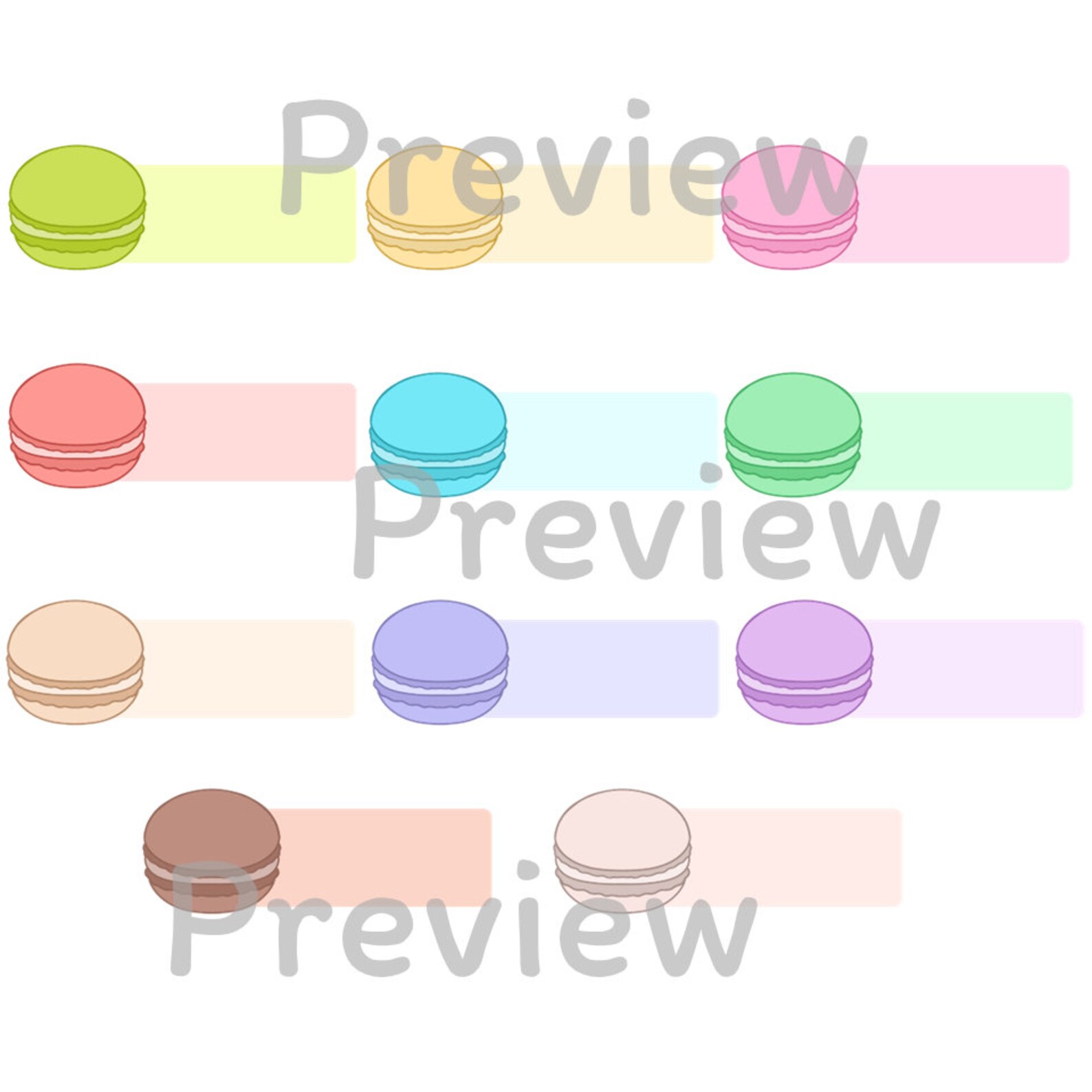 Editable Macaroon Classroom Name Tags (powerpoint & PDF) - Etsy