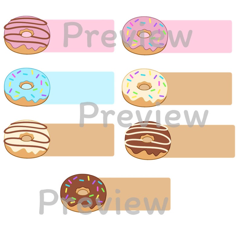 Editable Doughnut Name Tags: Printable Classroom Decor (PDF ...