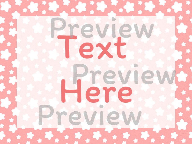 Editable Pastel Stars Name Tags - Etsy