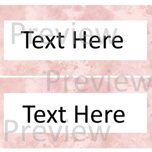 Editable Watercolor Boho Name Tags - Etsy