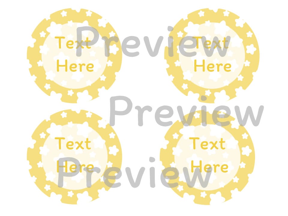 Editable Pastel Stars Name Tags - Etsy