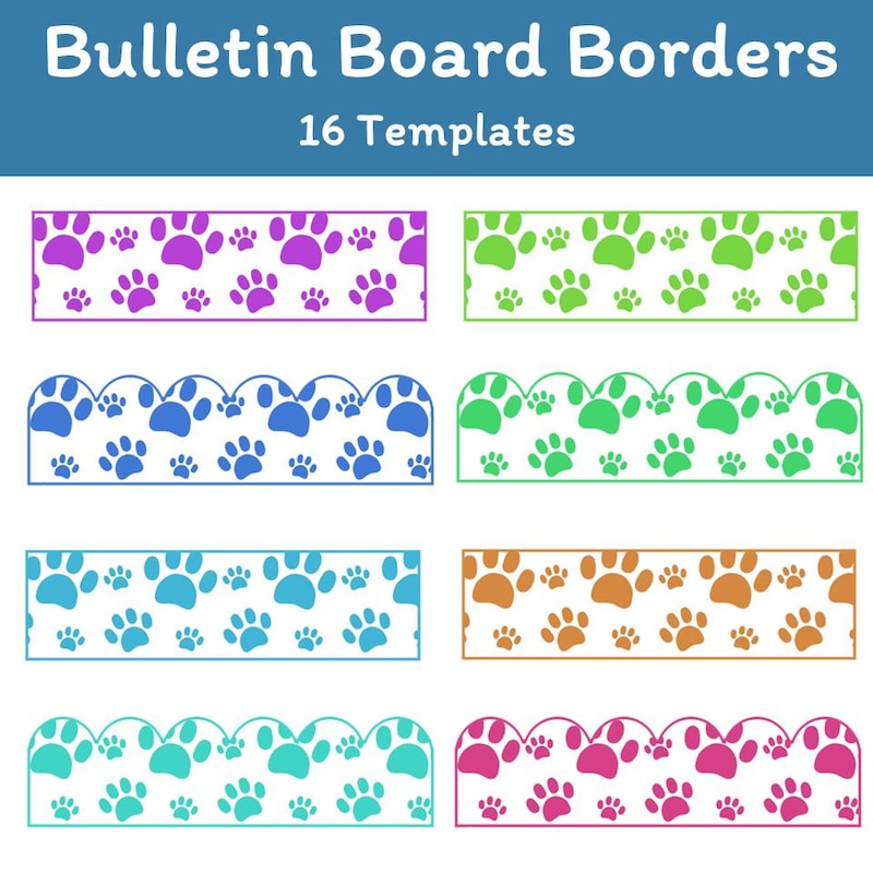 Paw Bulletin Board Ideas - Etsy