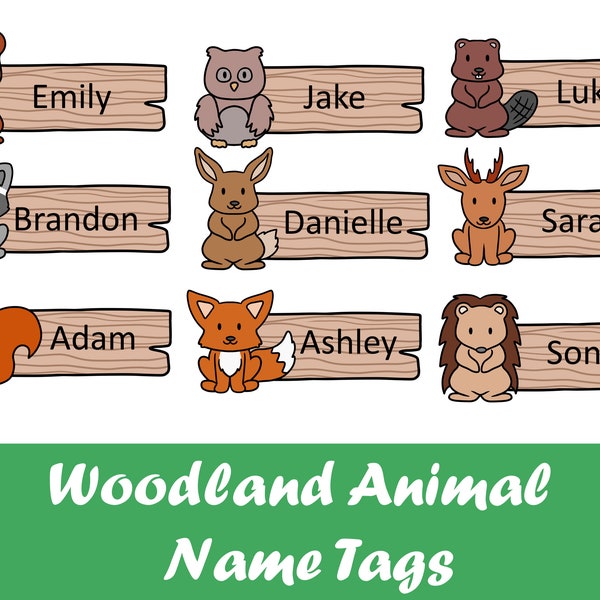 Woodland Friends - Etsy