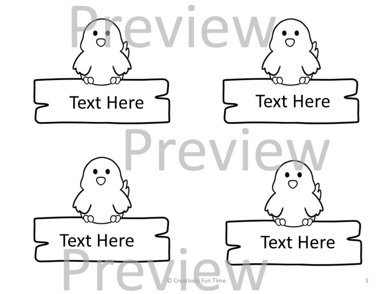 Editable Bird Name Tags, Classroom Decor (digital Download) - Etsy