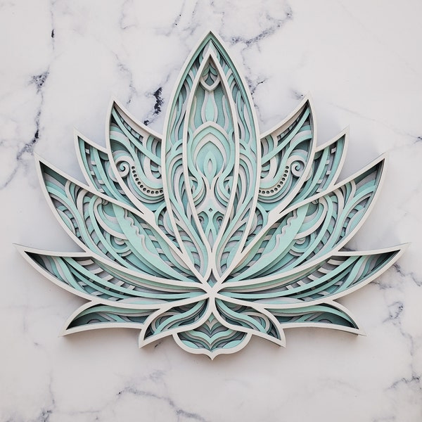 Lotus Flower Wall Art - Etsy