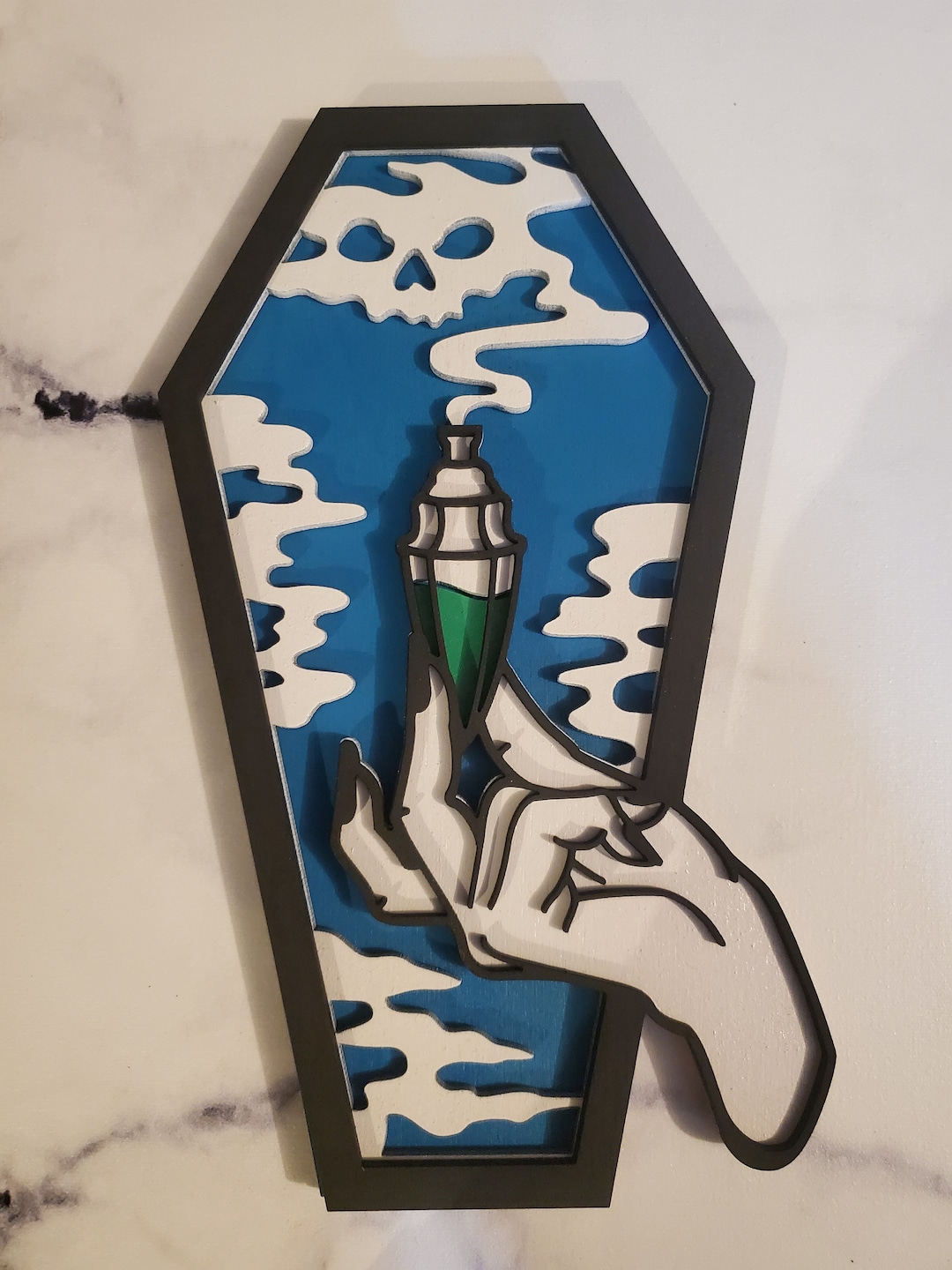 Coffin Poison 3D Wall Décor - Etsy