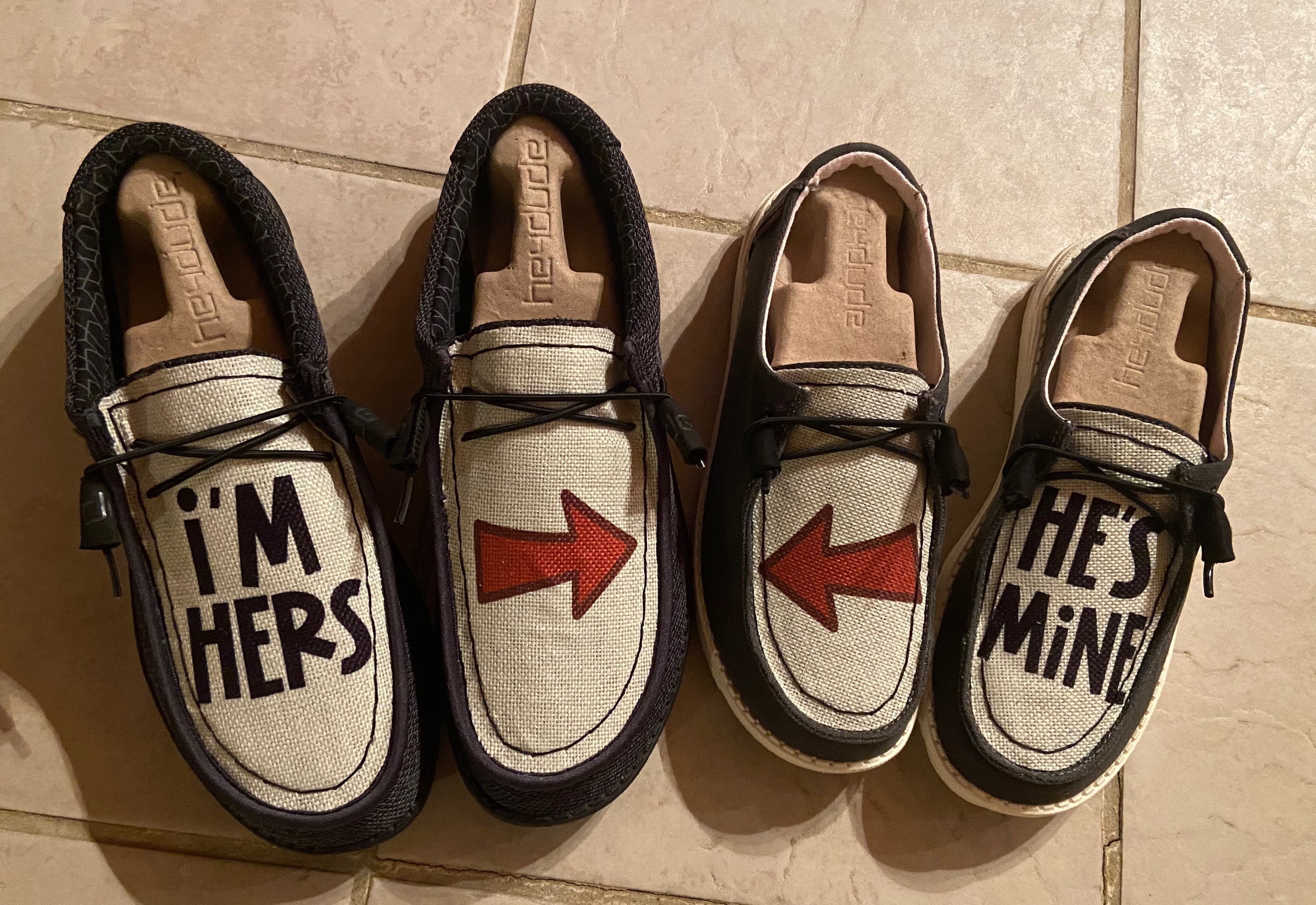 Boyfriend And Girlfriend Matching Shoes