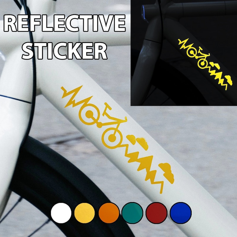 Bicycle Reflective Decals - Etsy
