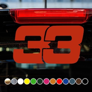 Racing Driver - Flying Dutchman Number 33 Logo - Vinyl Decal Sticker ...
