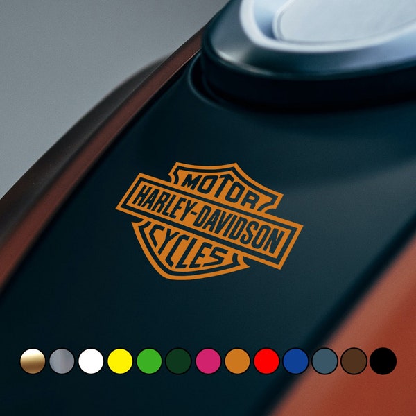 Harley Davidson Vinyl Decal and Sticker - Etsy