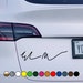 Tesla Model S 3 X Y Elon Musk Signature Sticker Perfect Cut - Etsy