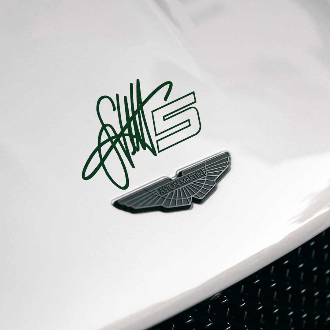 Racing Driver Sebastian 5 Signature - Vinyl Decal Sticker - Multiple ...