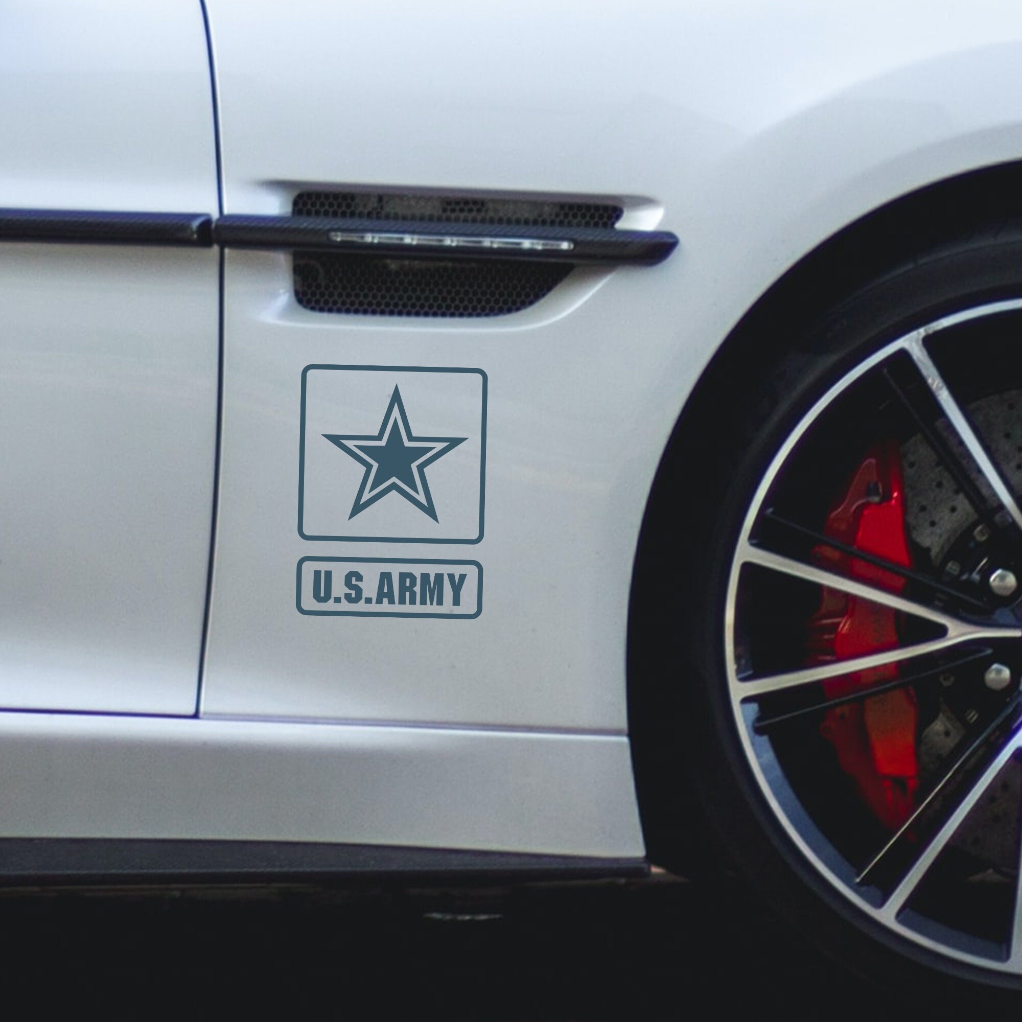 Military US ARMY Logo Sticker Perfect Cut Color Decal Vinyl - Etsy