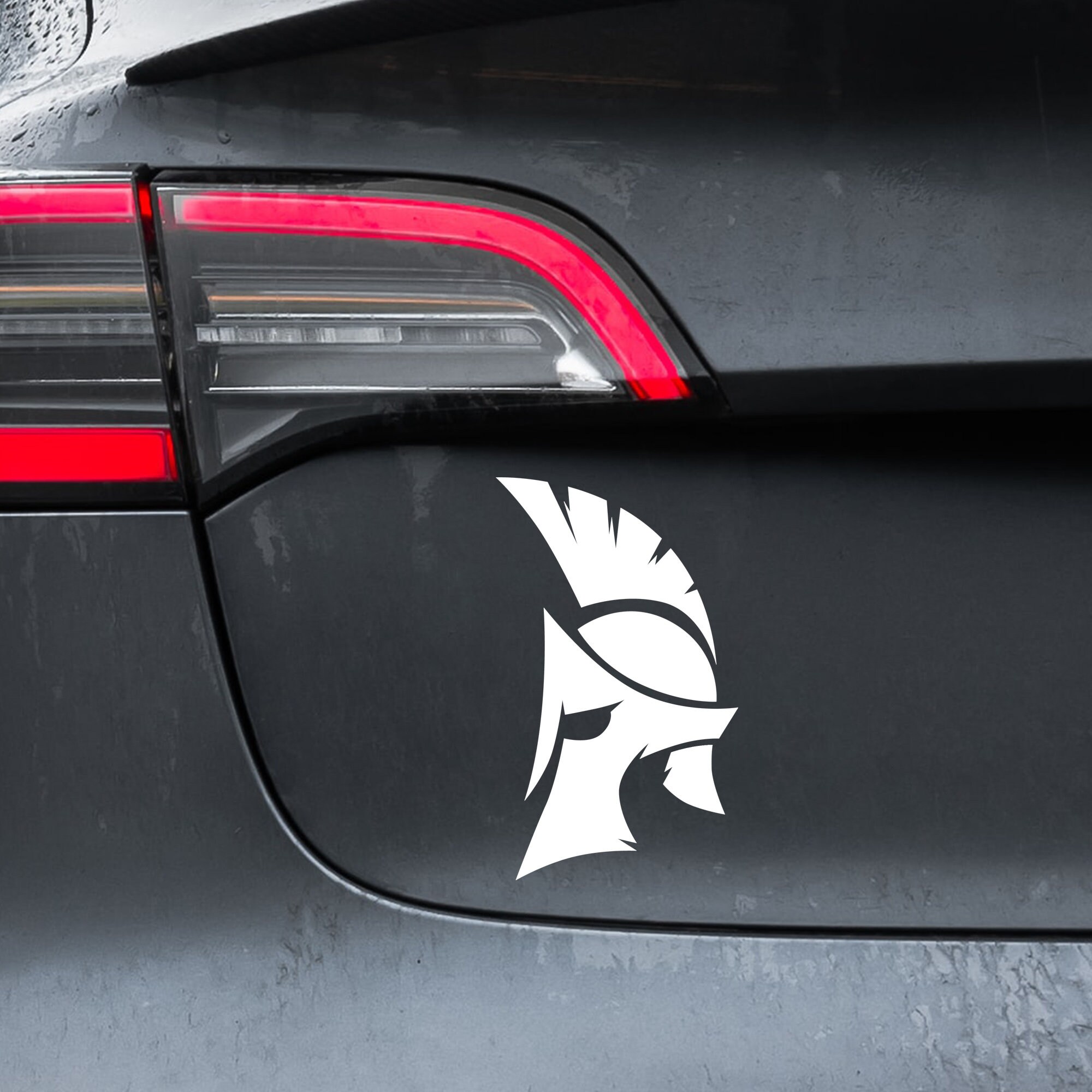 Spartan Helmet High Quality Sticker Warrior's Emblem Greece - Perfect ...