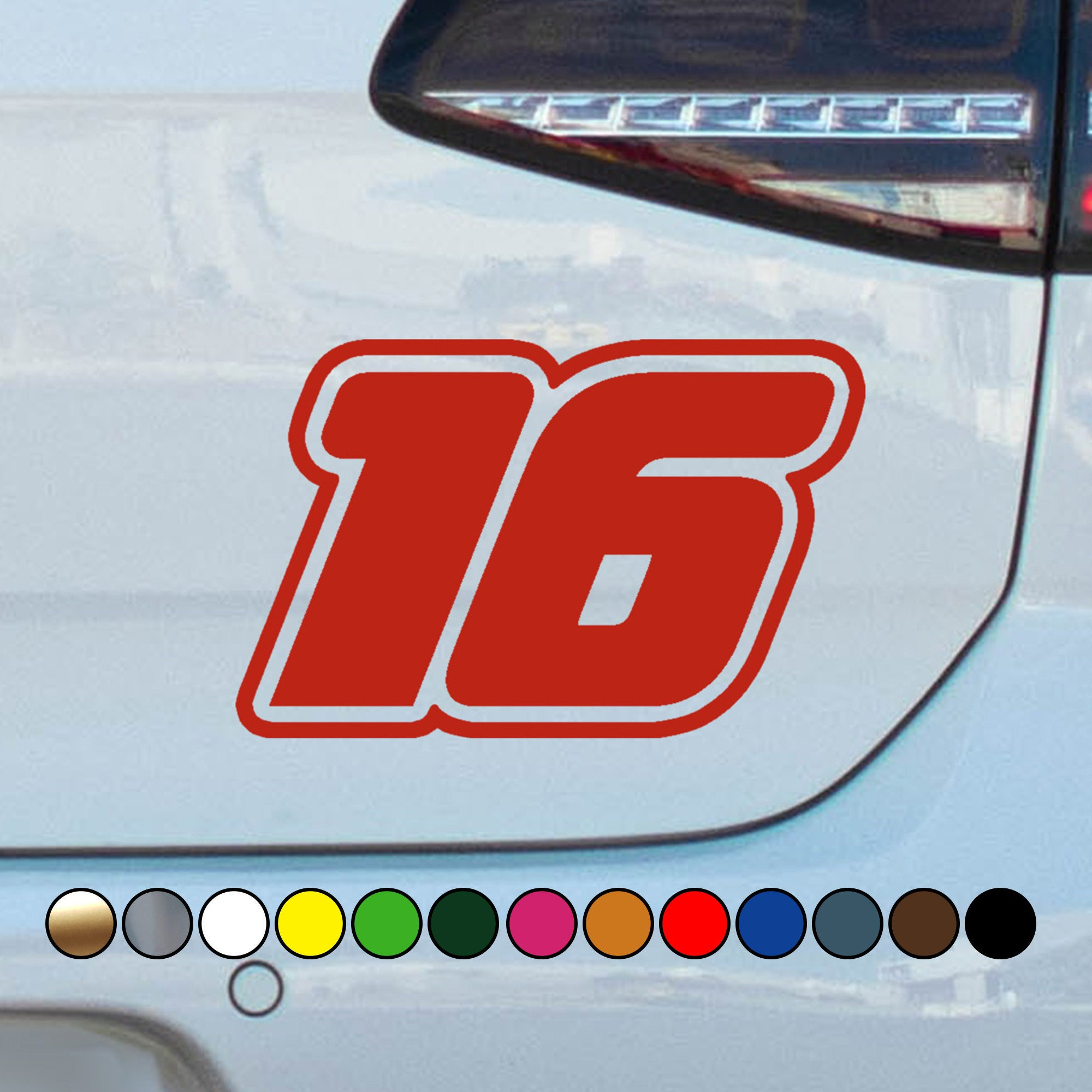 F1 Charles Leclerc Number 16 Vinyl Decal Sticker Multiple - Etsy