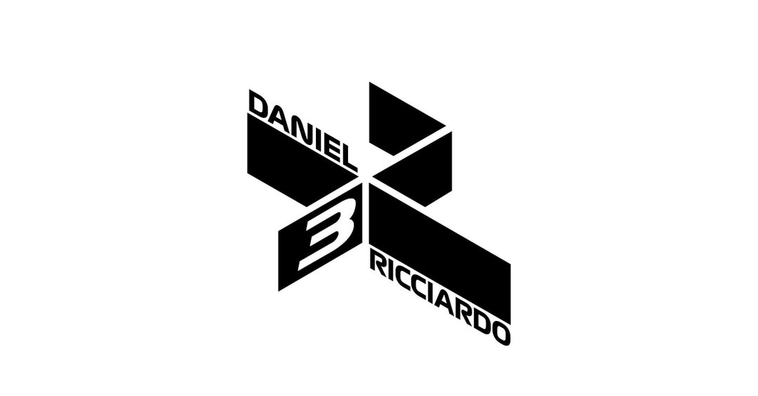 Racing Driver Daniel 3 Fan Version Vinyl Decal Sticker - Etsy