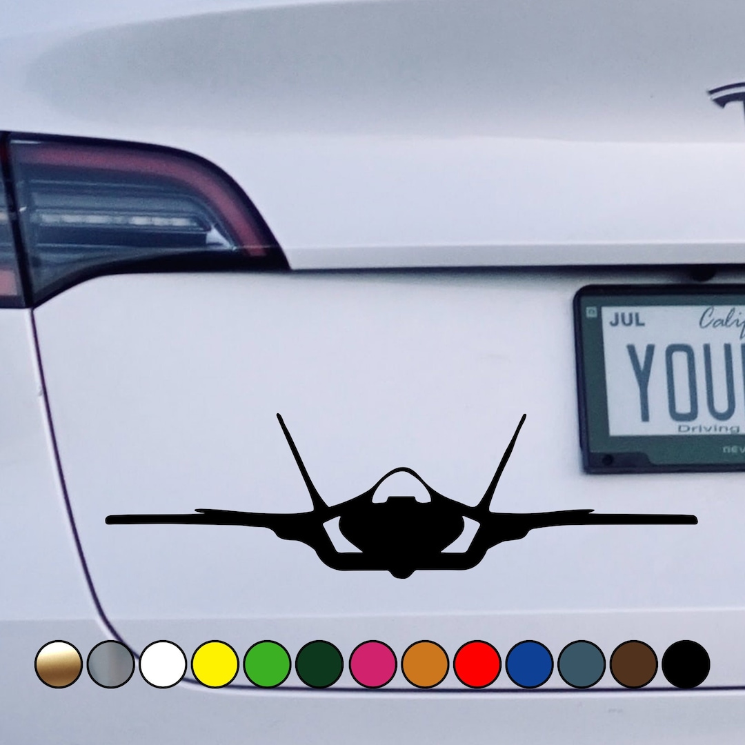 Military F-35 Lightning II Fighter Jet Logo US Air Force - Perfect Cut ...