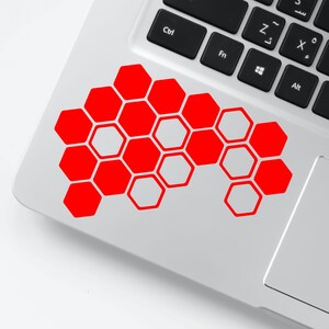 Shapes Honeycomb Hexes Sticker Set 13 Full Hexes and 7 Shapes Perfect ...