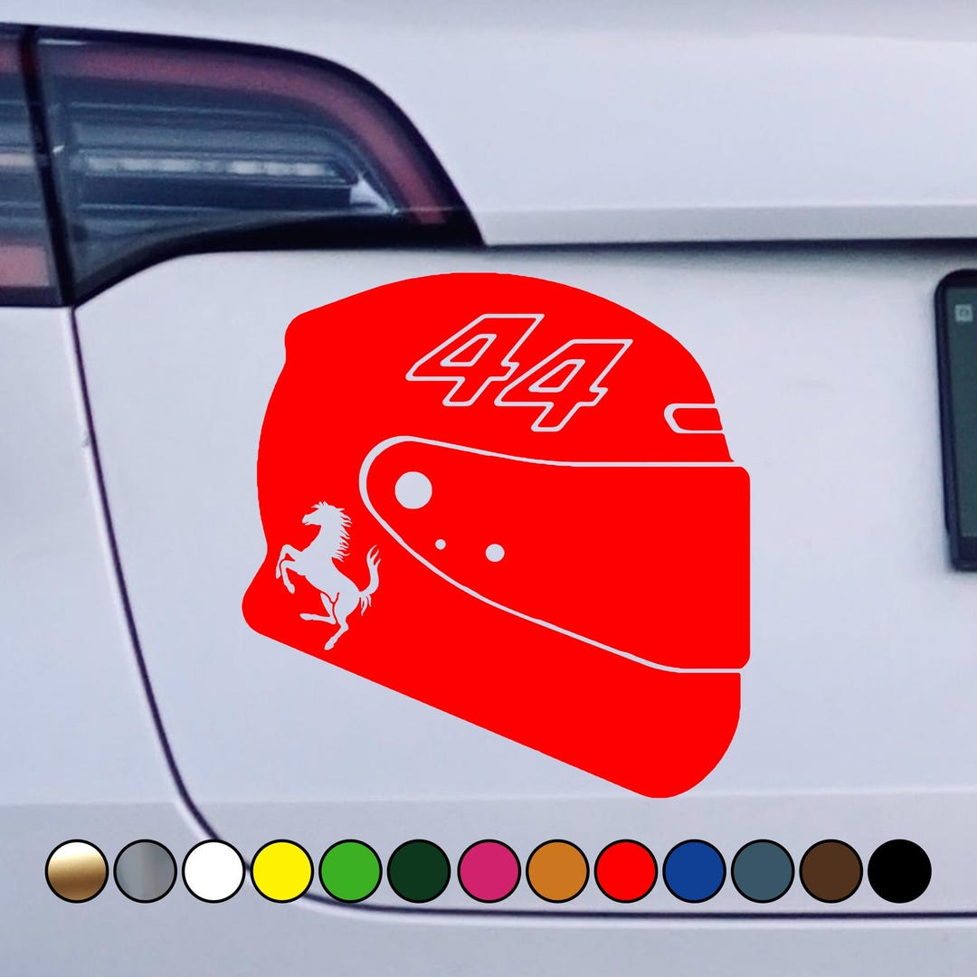 Racing Driver Lewis - Helmet Horse and Number 44 Fan Version - World ...