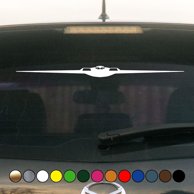 Northrop B-21 Riader Front View Sticker - Stealth Bomber - Perfect Cut ...