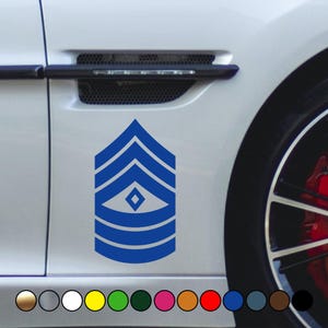 Military US ARMY Rank - First Sergeant Sticker - Ranks - Perfect Cut ...