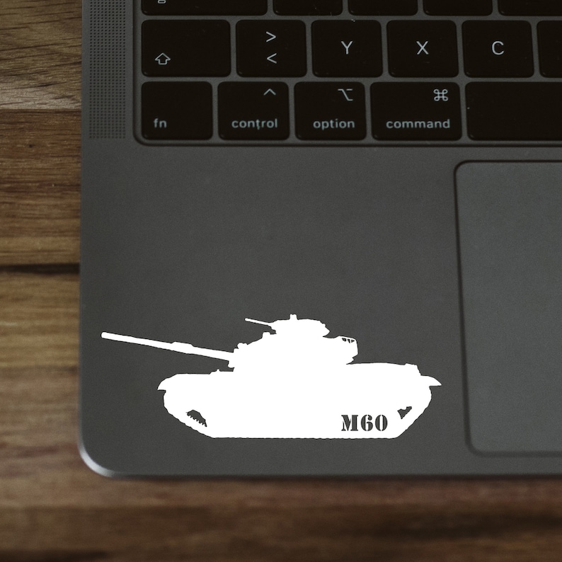 Military M60 Tank Logo Sticker - Perfect Cut Color Decal Vinyl Decal ...