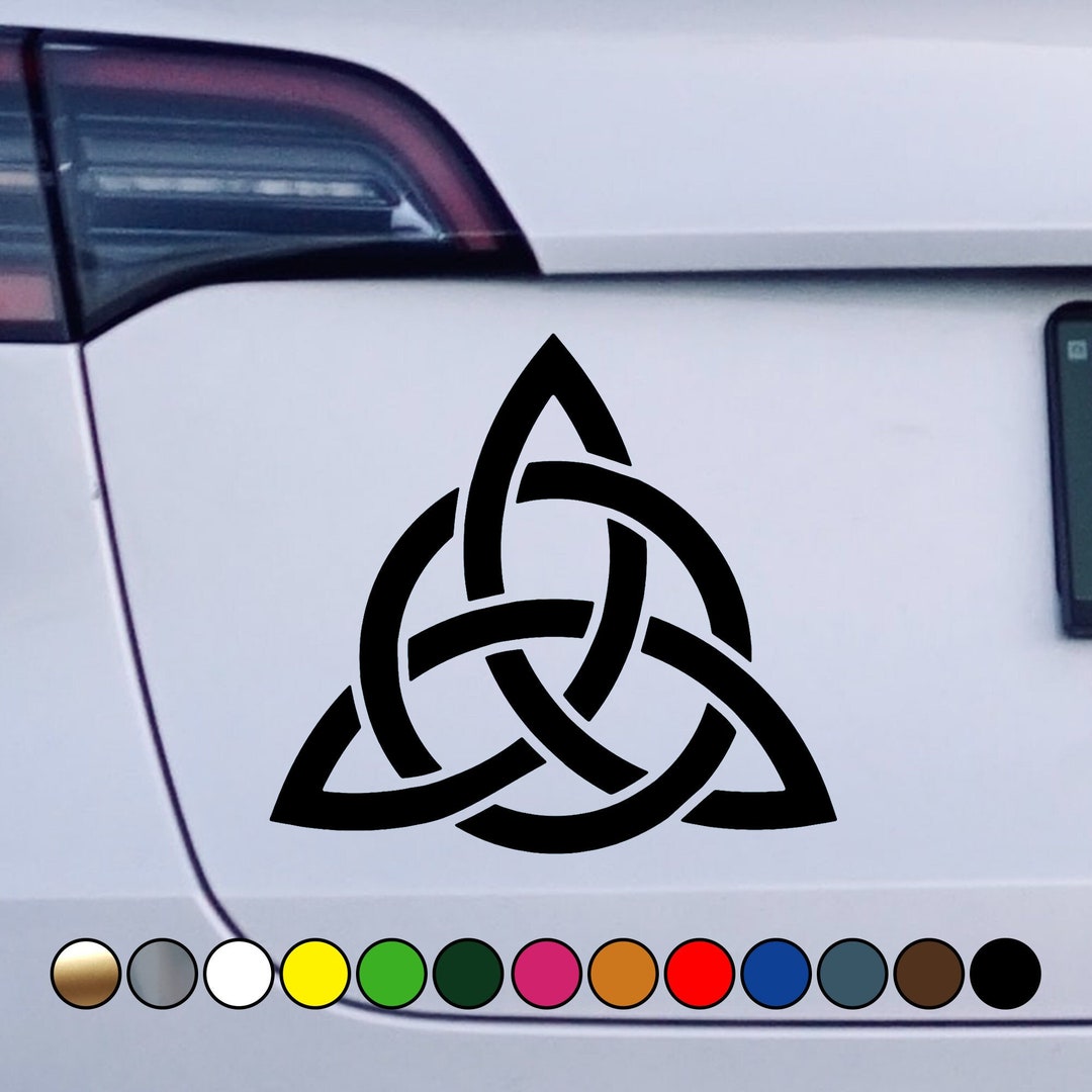 Symbol Triquetra Knot Celtic Perfection High Quality Sticker Perfect ...