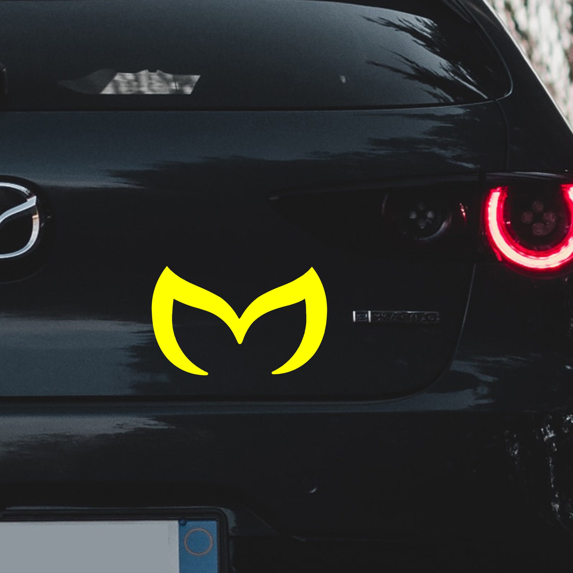 Mazda Devil Logo Car Decals Mazda Evil Devil High Quality Logo