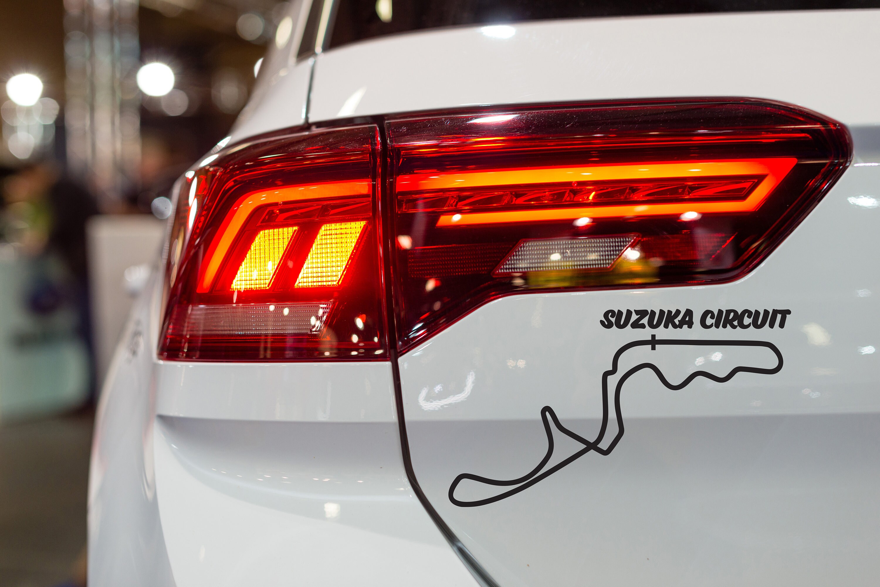 Racing Track Design of Suzuka Circuit Japan - Vinyl Decal Sticker ...