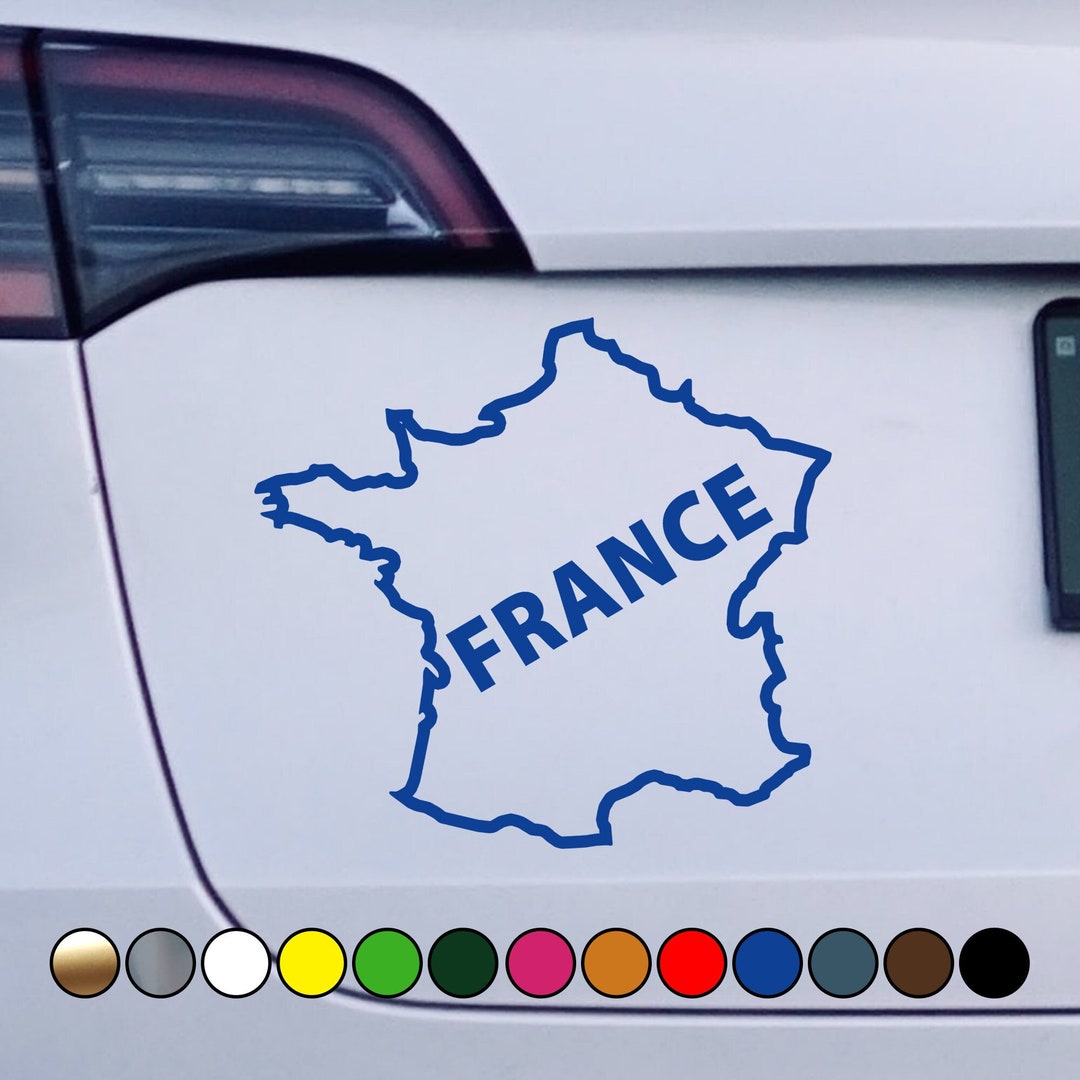 Country France Outline With France Text Contour Logo - Perfect Cut ...