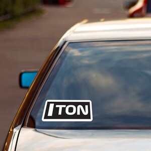 Racing Driver Personalized 3 Letters Name Tags - Vinyl Decal Sticker ...