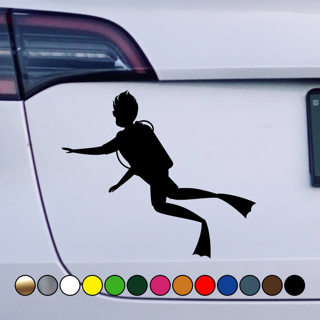 Sport Diver Sticker - Underwater Explorer - Diving Sticker - Perfect ...
