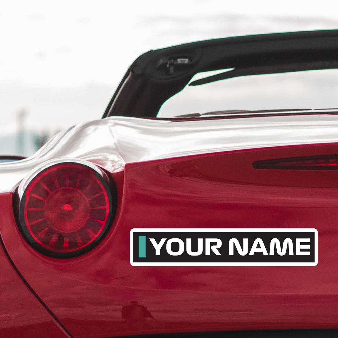 F1 Personalized Name Tags Vinyl Decal Sticker Multiple - Etsy UK