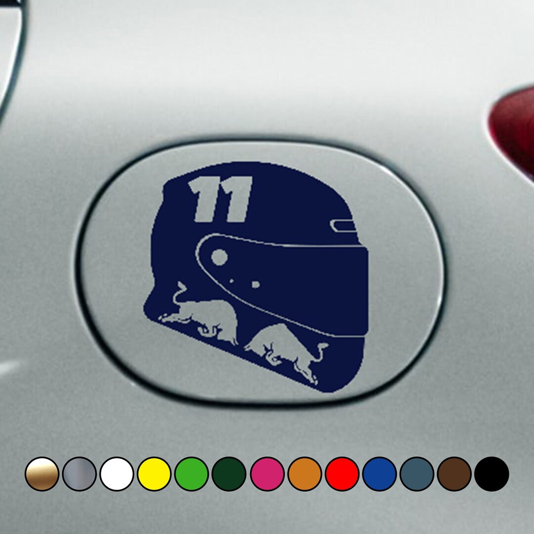 Racing Driver Sergio - Helmet - Vinyl Decal Sticker - Multiple Sizes ...