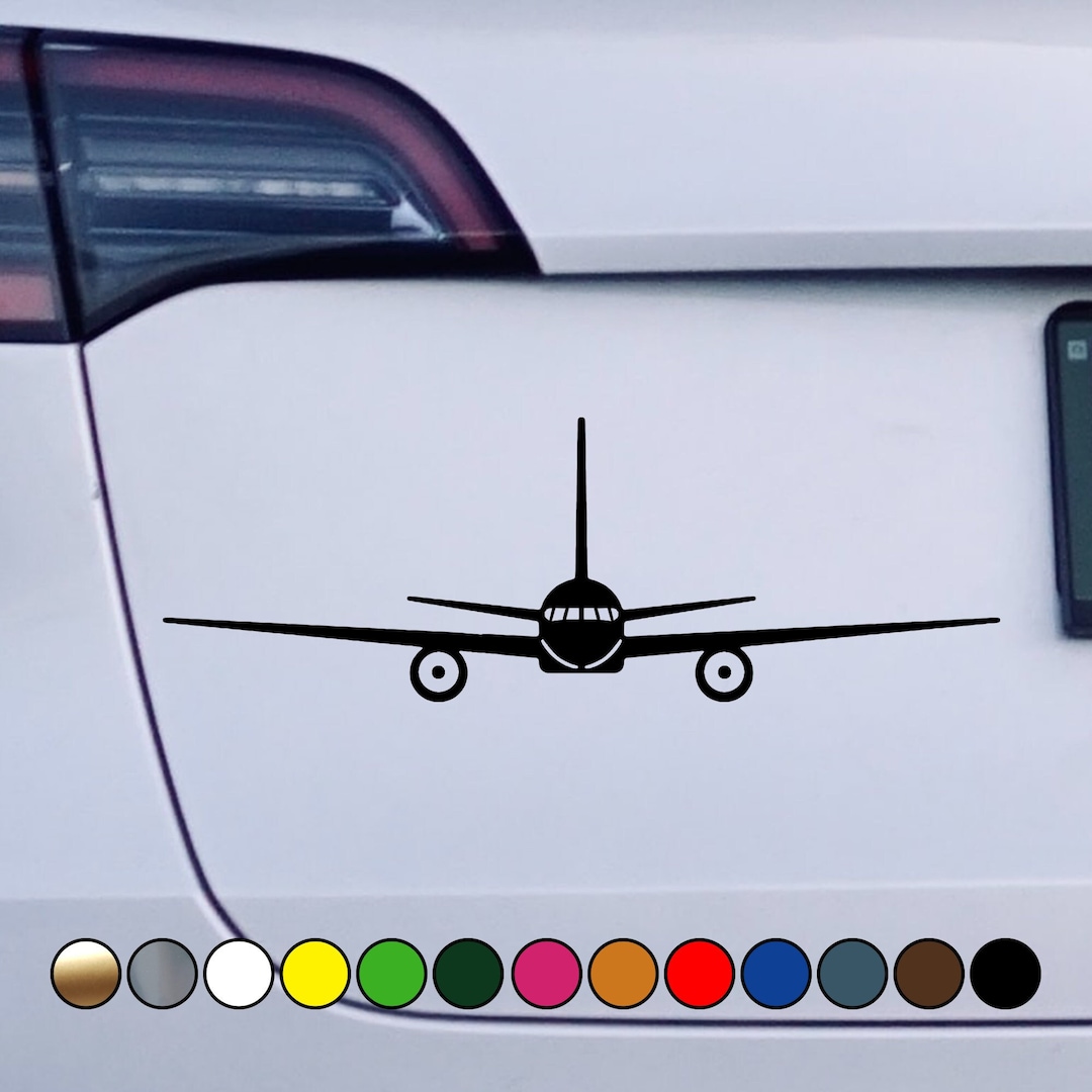 Boeing 757 Family Airplane Plane High Quality Logo- Perfect Cut Color ...