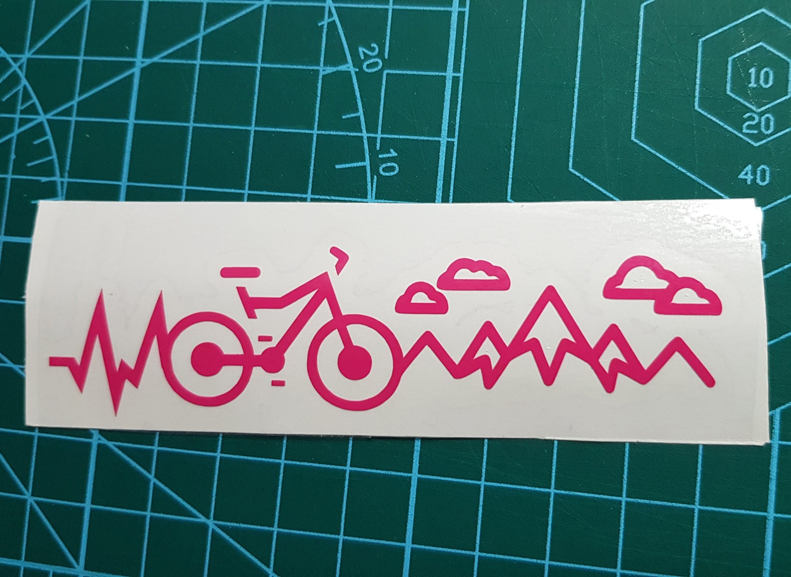 Bicycle | Love Bicycle | Cycling | Laptop Sticker | Custom Name Sticker ...