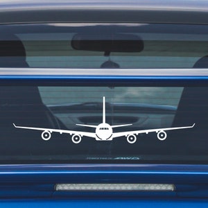 Airbus A340 Airplane Plane High Quality Logo- Perfect Cut Color Decal ...