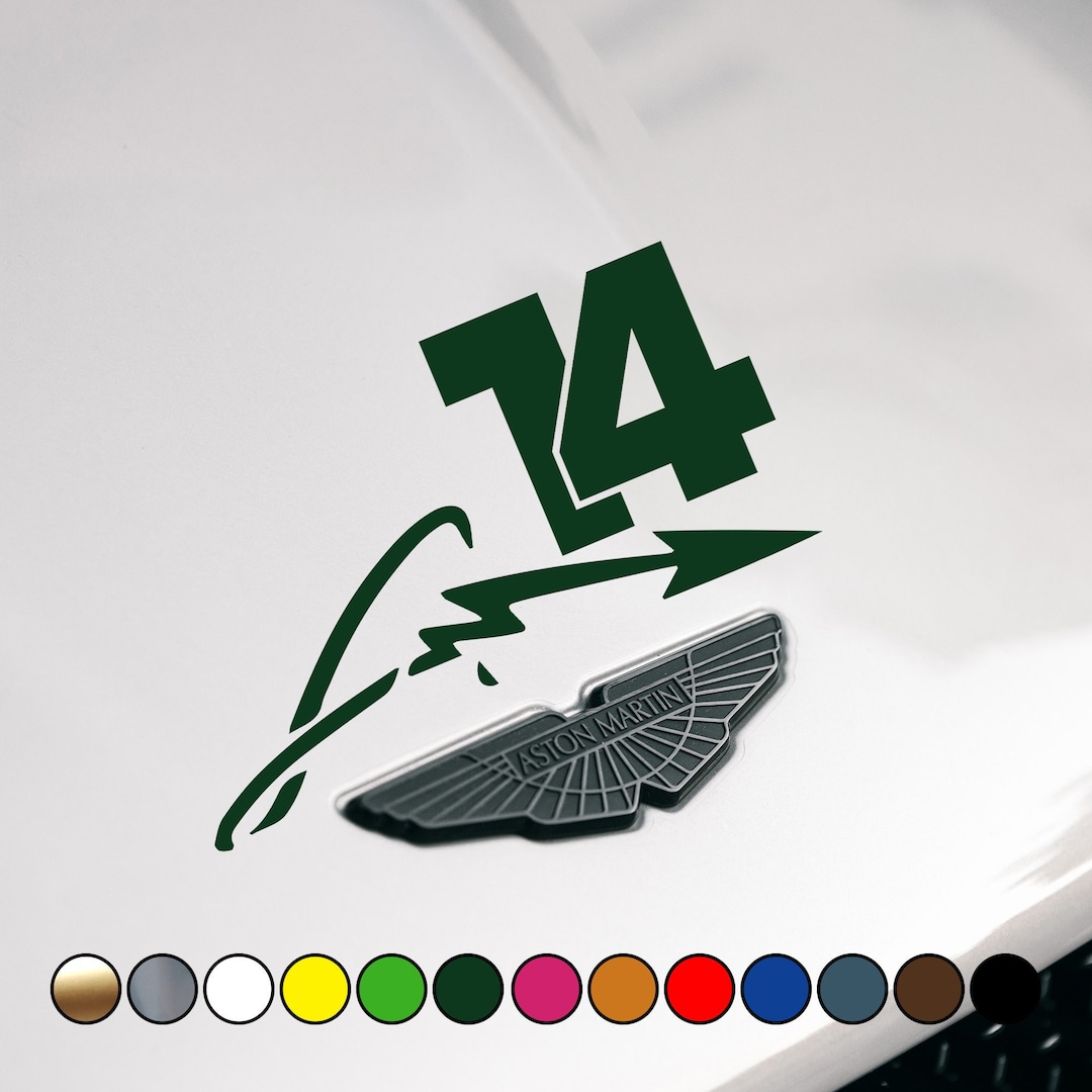 Racing Driver Fernando #14 Fan Version Logo - 2 TIMES WORLD CHAMPION ...